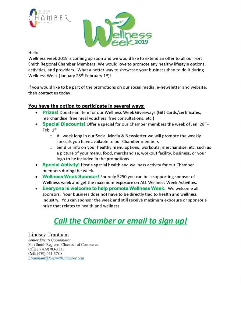 » Wellness Week 2019